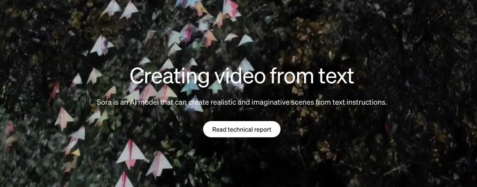 Sora(OpenAi) AI文本转视频 - AIGC官网